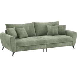 Big-Sofa MR. COUCH, B:260cm H:71cm T:108cm, grün, Dolce (100% Polyester), Sofas, "Blackburn II", Mit Kaltschaumpolsterung bis 140 kg belastbar