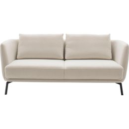 Schöner Wohnen Kollektion 2,5-Sitzer, B:190cm H:71cm T:91cm, weiß, SCHÖNER WOHNEN-KOLLEKTION, 96% Polyester, 4% Polyacryl, Sofas, "Pearl, hochwertig und komfortabel, - 5 Jahre