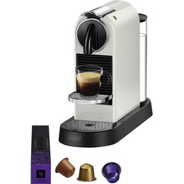 Nespresso Kapselmaschine "CITIZ EN 167.B von DeLonghi, Black", B:13cm H:27,7cm T:37,2cm, weiß, Kaffeemaschinen, inkl. Willkommenspaket mit 7 Kapseln