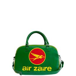 logoshirt Damen Schultertasche "UmhängeAir Zaire - Airlines", grün, Lederimitat, mehrfarbig, Taschen, mit Air Zaire Airlines-Frontdruck
