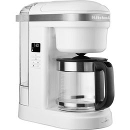 KitchenAid Filterkaffeemaschine "5KCM1208EWH WEISS", 1,7 l, 12, weiß, Kaffeemaschinen, CLASSIC Drip-Kaffeemaschine mit spiralförmigem Wasserauslass
