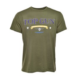 Top Gun Herren T-Shirt "TG20212108", grün, Gr. L, Obermaterial: 100% Baumwolle, Shirts