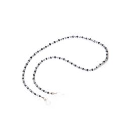 Firetti Damen Brillenkette "filigranes Design", wei&szlig;, Gummi, Metall, L:63cm, Trageb&auml;nder, mit Glasstein