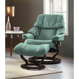 Relaxsessel stressless, B:88cm H:98cm T:78cm, grün, Leder BATICK: BATICK ist ein leicht korrigiertes, durchgefärbtes und genarbtes Möbelleder, bei