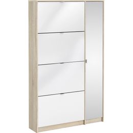 Schuhschrank Inosign, B:98,8cm H:162cm T:24,05cm, wei&szlig;, FSC-zertifizierter Holzwerkstoff, Flur, Schr&auml;nke, "Shoes Schuhaufbewahrung, Schuhkommode,