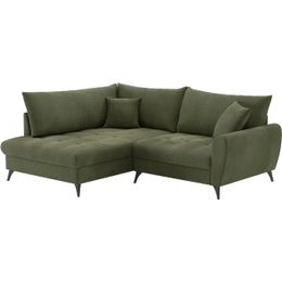 Ecksofa MR. COUCH, B:230cm H:71cm T:190cm, gr&uuml;n, Memphis (Grundgewebe - 100% Polyester; Nutzschicht- 90% Polyester / 10% Polyamide), Wohnzimmer,