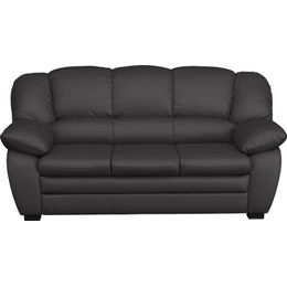 2,5-Sitzer COTTA, B:191cm H:88cm T:92cm, braun, 64% POLYURETHAN (PU) / 25% POLYESTER (PES) / 11% BAUMWOLLE (CO), Sofas, "Casino", Polstergarnitur,