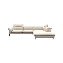 Ecksofa FLEXLUX, B:287cm H:88cm T:239cm, wei&szlig;, Wohnzimmer, Sofas, "Salino, Funktionssofa mit Ottomane, Relaxsofa, Ecksofa", Sofa mit Arm- und