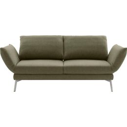 Schöner Wohnen Kollektion 2,5-Sitzer, B:248cm H:85cm T:225cm, grün, SCHÖNER WOHNEN-KOLLEKTION, 100% Polyester, Sofas, "Spin, Multifunktionssofa, bequem und hochwertig