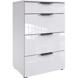 Schubkastenkommode wimex, B:54cm H:84cm T:41cm, wei&szlig;, Spanplatte, Sideboards, "level36 D by fresh to go", mit soft-close Funktion und Lackfronten, 4