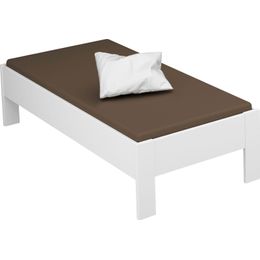Futonbett Rauch, B:96cm H:50cm L:208cm, weiß, Betten, "Aditio", ohne Kopfteil