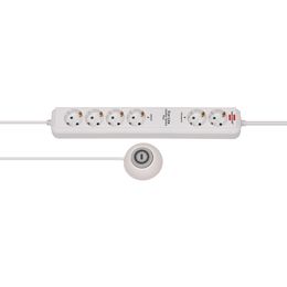 Fa.Brennenstuhl BRENNENSTUHL Steckdosenleiste "Eco-Line Comfort Switch Plus", 1,5m, wei&szlig;, Werkstatt, Steckdosenleisten, 2 permanente und 4 schaltbare Steckdosen,