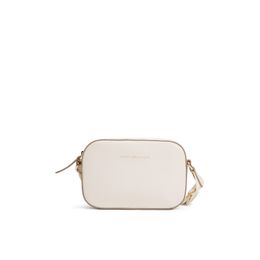 Tommy Hilfiger Damen Umh&auml;ngetasche "TH LOGOTAPE CAMERA BAG", wei&szlig;, Lederimitat, unifarben, Taschen, Damen Schultertasche, Minibag mit Logo-Schriftzug