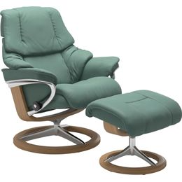 Relaxsessel stressless, B:83cm H:100cm T:76cm, grün, Leder BATICK: BATICK ist ein leicht korrigiertes, durchgefärbtes und genarbtes Möbelleder, bei
