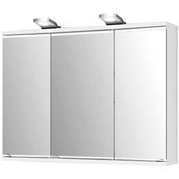Spiegelschrank Jokey, B:80cm H:64cm T:23,8cm, wei&szlig;, MDF, Badezimmer, Schr&auml;nke, "Lena", 80 x 64 x 23,8 cm (BxHxT))