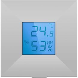 Smart-Home-Zubehör "Temperatursensor mit Display", B:9,5cm H:4cm T:12cm, weiß, Lupus Electronics, Smart-Home-Stationen