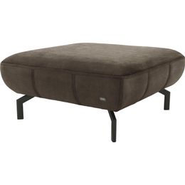 Hocker, B:83cm H:44cm T:83cm, grün, LOOKS by Wolfgang Joop, 100% Polyester, Wohnzimmer, Hocker, "LOOKS XIII", passend zur Serie LOOKS XIII