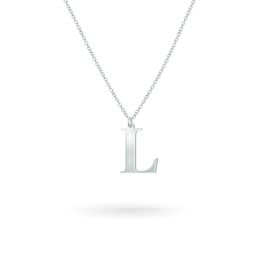 Beka & Bell BEKA & BELL Damen Kette mit Anh&auml;nger "925-Sterling Silber Gl&auml;nzend 45cm", 45cm, Silber 925 (Sterlingsilber), L: 45, wei&szlig;, Silber 925