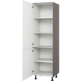 Vorratsschrank KOCHSTATION, B:60cm H:195cm T:56cm, wei&szlig;, K&uuml;che, Schr&auml;nke, "KS-Trea SV60-195", H&ouml;he 195 cm, Breite 60 cm
