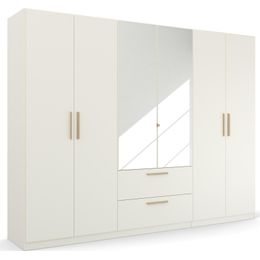 Kleiderschrank Rauch, B:271cm H:210cm T:54cm, wei&szlig;, Holzwerkstoff, Schlafzimmer, Schr&auml;nke, "Skandi by Quadra Spin Schlafzimmerschrank", im