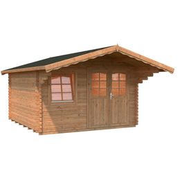 Gartenhaus Palmako, braun, Massivholz, Gartenhäuser, "Sally", 12,3 qm