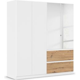 Dreht&uuml;renschrank Rauch, B:181cm H:197cm T:54cm, wei&szlig;, Holzwerkstoff, Schr&auml;nke, "Kleiderschrank Schrank Garderobe W&auml;scheschrank COSTA in 3 Breiten",