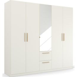 Kleiderschrank Rauch, B:226cm H:210cm T:54cm, weiß, Holzwerkstoff, Schlafzimmer, Schränke, "Skandi by Quadra Spin Schlafzimmerschrank", im