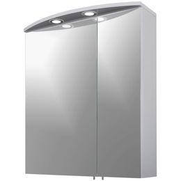 Spiegelschrank Schildmeyer, B:60cm H:72,5cm T:16cm, wei&szlig;, FSC-zertifizierter Holzwerkstoff, Badezimmer, Schr&auml;nke, "Verona", Breite 60 cm, 2-t&uuml;rig, 2