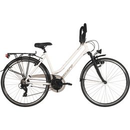 Dacapo Trekkingrad "Metropolis Trekkingrad Damen Alu-Rahmen 28'' weiß RH 48 cm", 48cm, 28 Zoll (71,12cm) hinten: 28 Zoll (71,12cm), weiß, Fahrräder,
