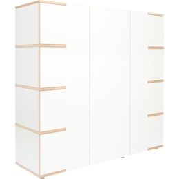 Mehrzweckschrank Tojo, B:150cm H:145cm T:40cm, weiß, MDF, Küche, Schränke, "stau"