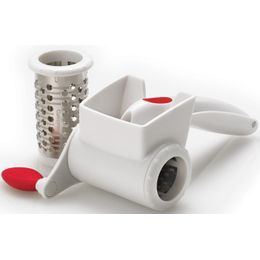 Cuisipro Trommelreibe, B:15cm L:29cm T:8cm, wei&szlig;, K&uuml;chenreiben, mit zwei Trommeln, patentierte Surface Glide TechnologyTM