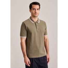 Seidensticker Herren Poloshirt "Regular", grün, Gr. S, unifarben, 100% Baumwolle, Shirts, Kurzarm Kragen Uni