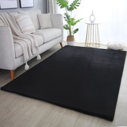Hochflor-Teppich, B:240cm H:20mm L:340cm, schwarz, Ayyildiz Teppiche, Polyester, Teppiche, "POUFFY 5100", Läufer, weicher glatter Softflor, Kaninchen