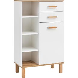 Kommode Schildmeyer, weiß, Flur, Sideboards, "Padua", Füße aus Massivholz
