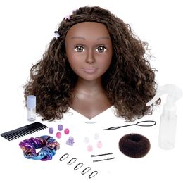 Smoby Jungen Frisierkopf "My Beauty Frisierkopf Afro", bunt, Kunststoff, B:21cm H:26cm T:16,5cm, Frisierköpfe