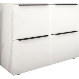 borchardt M&ouml;bel Aktenschrank BORCHARDT M&Ouml;BEL, B:93cm H:72cm T:35cm, wei&szlig;, Spanplatte, B&uuml;ro, Schr&auml;nke, "Tom", Breite 93 cm, Mehrzweckschrank
