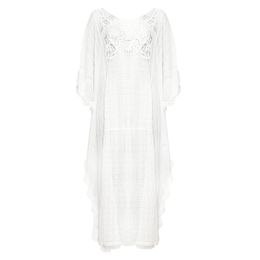 NASSAU BEACH Damen Strandkleid "NB231050", wei&szlig;, 100% Polyester, Kleider