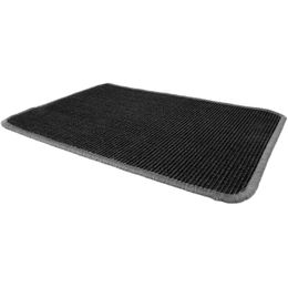 Sisalteppich, B:160cm H:6mm L:200cm, schwarz, PRIMAFLOR-IDEEN IN TEXTIL, Sisal, Teppiche, "SISALLUX", Obermaterial: 100% Sisal, ideal im Wohnzimmer &