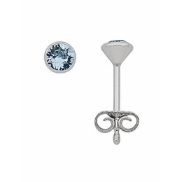 Adelia&acute;s ADELIA ́S Damen Paar Ohrh&auml;nger "1 Paar 925 Silber Ohrringe / Ohrstecker mit Zirkonia &Oslash; 3 mm", Damen, Silber 925 (Sterlingsilber), gr&uuml;n, Silber 925