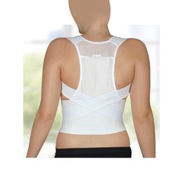 Damen Geradehalter mit Stützgürtel, weiß, Bandagen
