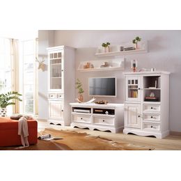 Lowboard Home Affaire, B:120cm H:55cm T:50cm, weiß, Wohnzimmer, Sideboards, "Melissa", Kommode, Breite 120 cm