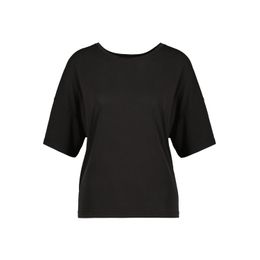 alife and kickin ALIFE & KICKIN Damen Rundhalsshirt "Damen GerriAK T", schwarz, Gr. M, 63% Viskose, 37% Polyester (davon 100% recycelt), Shirts