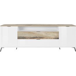 Sideboard Inosign, B:220cm H:75cm T:40cm, wei&szlig;, FSC-zertifizierter Holzwerkstoff, Wohnzimmer, Sideboards, "CASANOVA", Breite ca. 220 cm