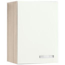 H&auml;ngeschrank Optifit, B:40cm H:57,6cm T:34,6cm, wei&szlig;, K&uuml;che, Schr&auml;nke, "Faro", mit Metallgriff, Breite 40 cm