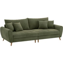 Big-Sofa MR. COUCH, B:260cm H:71cm T:108cm, grün, Memphis (Grundgewebe - 100% Polyester; Nutzschicht- 90% Polyester / 10% Polyamide), Sofas,