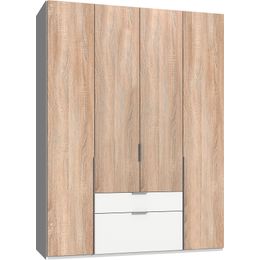 Kleiderschrank wimex, B:180cm H:208cm T:58cm, weiß, Schlafzimmer, Schränke, "New York", wahlweise 208 oder 236cm hoch