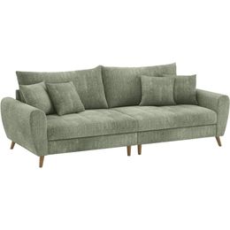 Big-Sofa MR. COUCH, B:260cm H:71cm T:108cm, grün, Dolce (100% Polyester), Sofas, "Blackburn II", Mit Kaltschaumpolsterung bis 140 kg belastbar