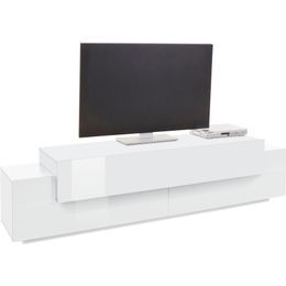 Lowboard Inosign, B:200cm H:51,6cm, wei&szlig;, FSC-zertifizierter Holzwerkstoff, Wohnzimmer, Sideboards, "Coro,Lowboard,TV-Kommode,TV-M&ouml;bel,TV-Bank", mit