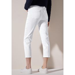 Cecil Damen Slim-fit-Jeans, weiß, Gr. 36, unifarben, Jeans, 92% Baumwolle, 6% Polyester, 2% Elasthan, Jeans, aus Baumwolle mit Stretchanteil