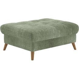 Hockerbank MR. COUCH, B:102cm H:46cm T:82cm, gr&uuml;n, Dolce (100% Polyester), Hocker, "Blackburn II", Passend zu der Garnitur, mit Kaltschaum, bis 140